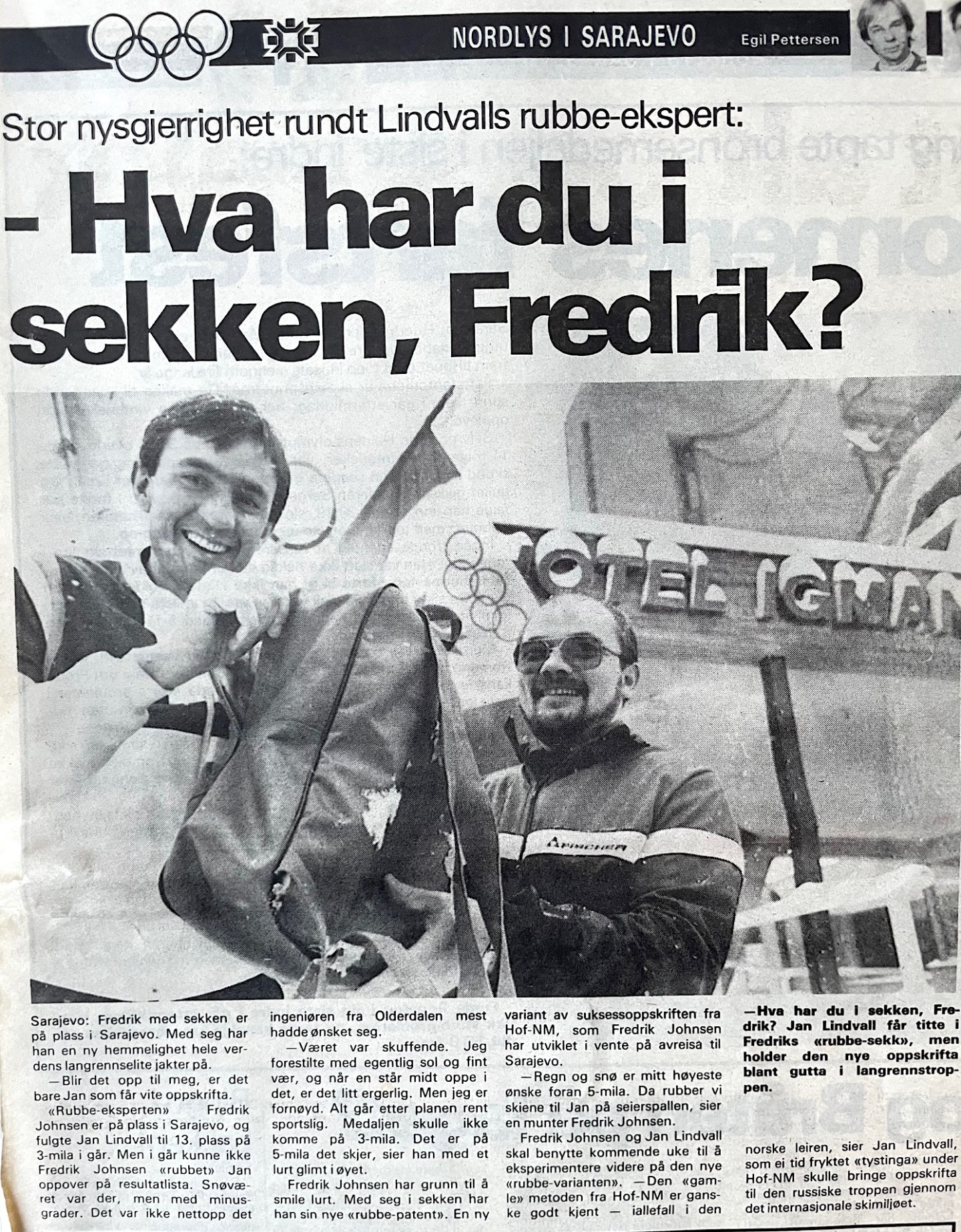 OL Sarajevo 1984 – Olderdalen, bygda vår