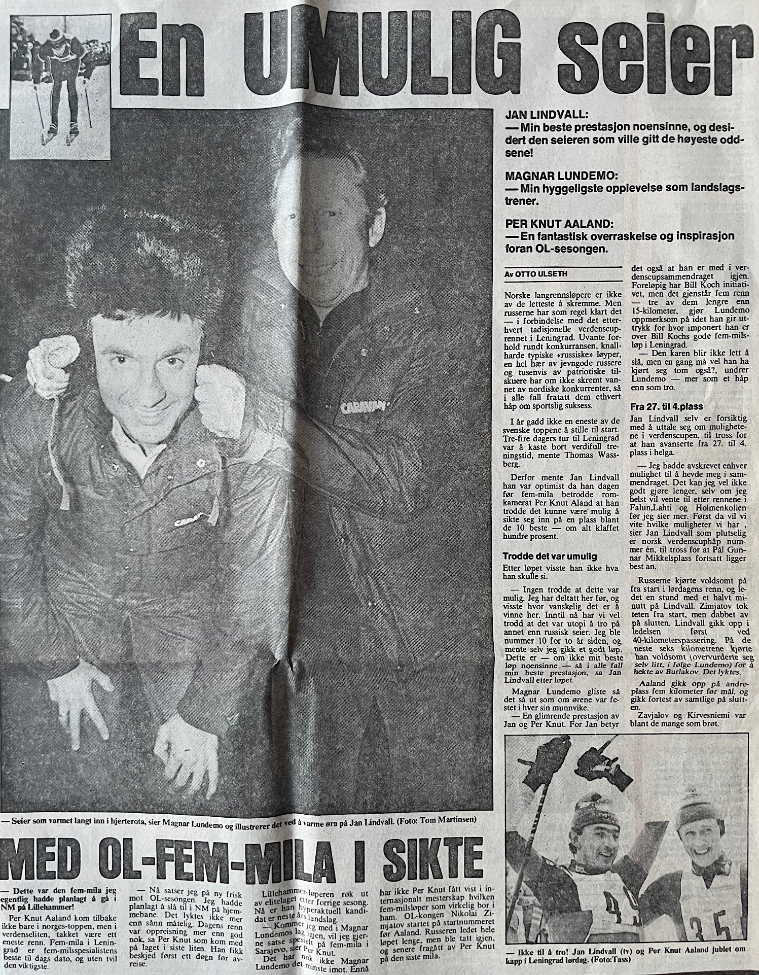 OL Sarajevo 1984 – Olderdalen, bygda vår