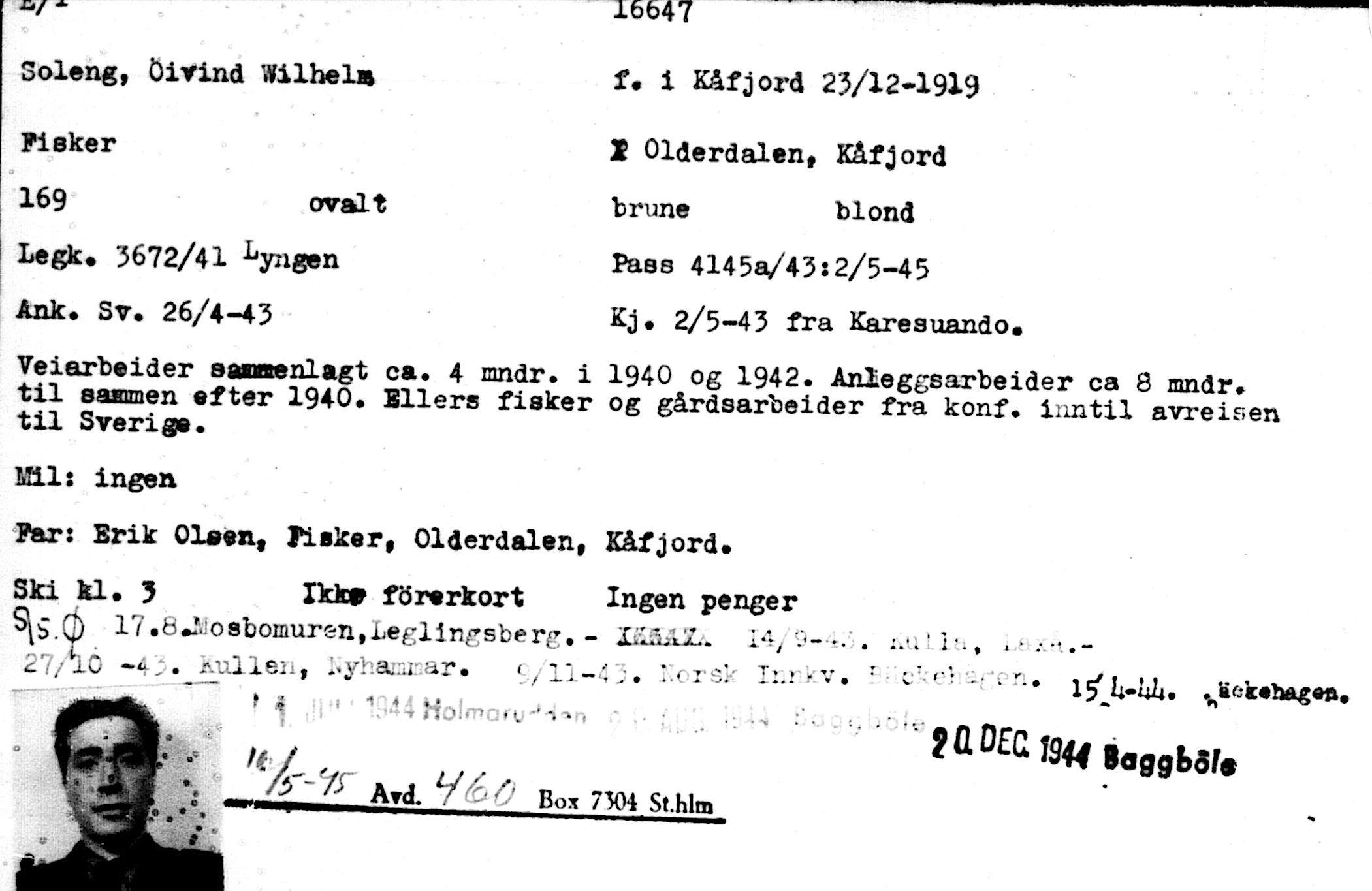 Øivind Wilhelm Soleng – Olderdalen, bygda vår